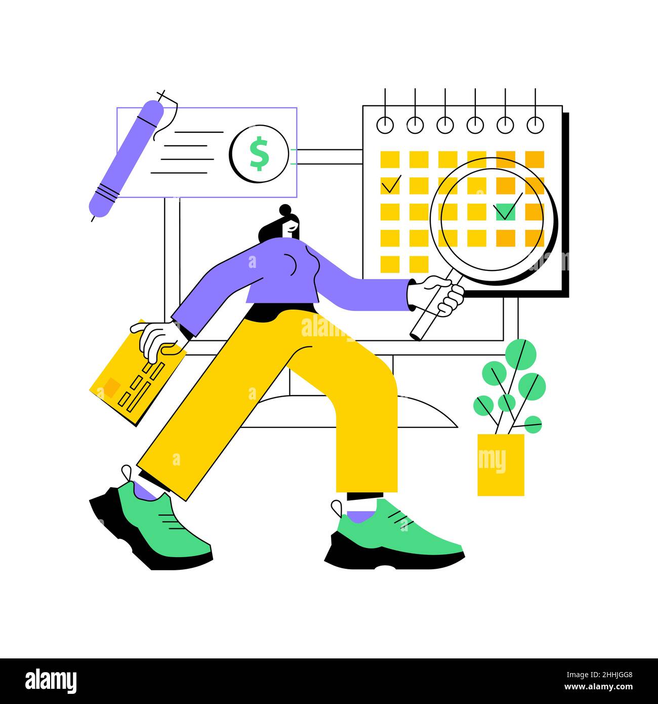 Payment terms abstract concept vector illustration Stock Vector Image ...