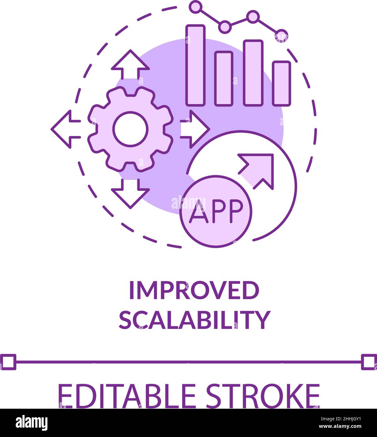Improved scalability purple concept icon Stock Vector Image & Art - Alamy Improved scalability purple concept icon Stock Vector Image & Art - Alamy