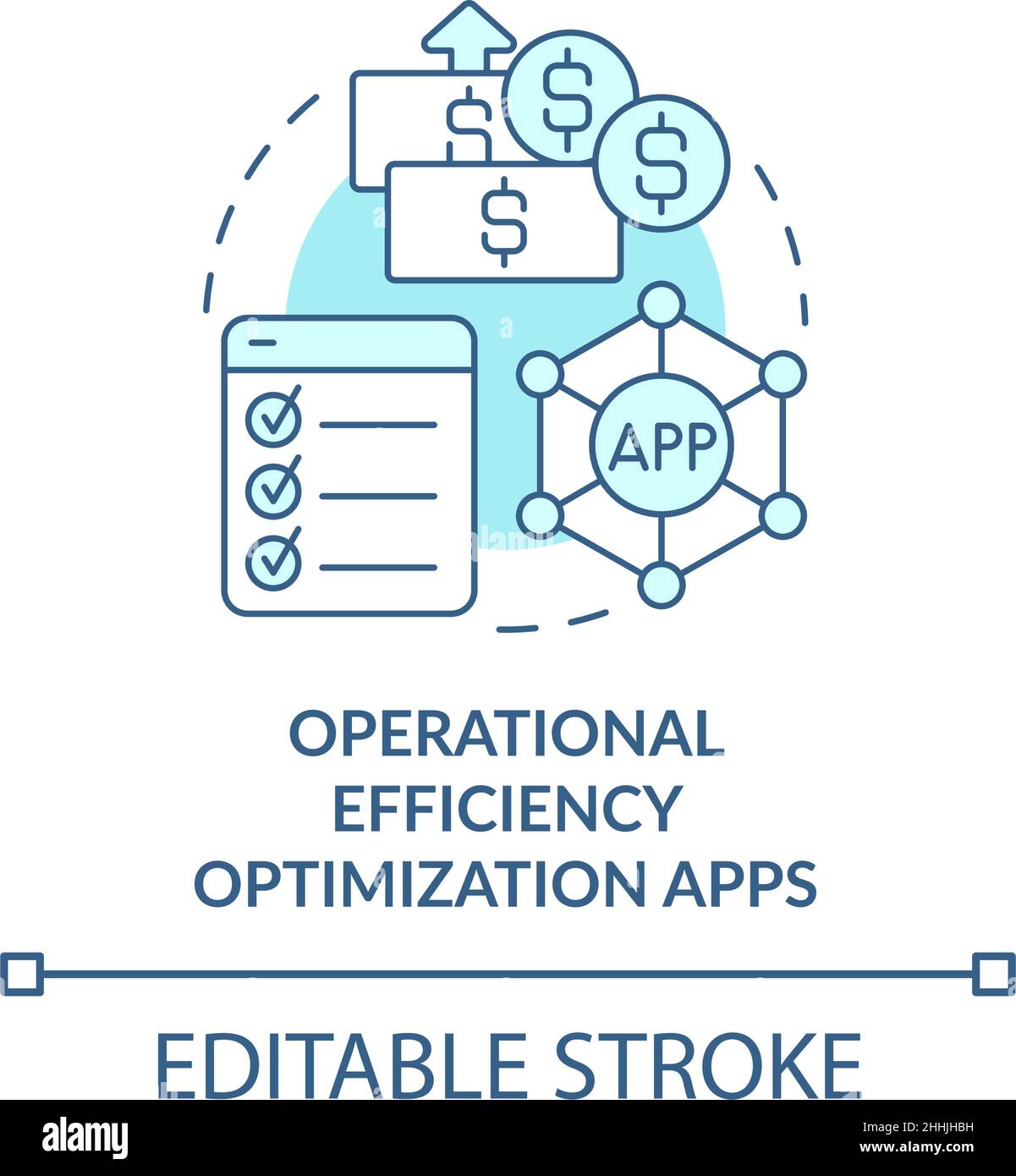 Operational efficiency turquoise concept icon Stock Vector Image & Art ... Operational efficiency turquoise concept icon Stock Vector Image & Art ...