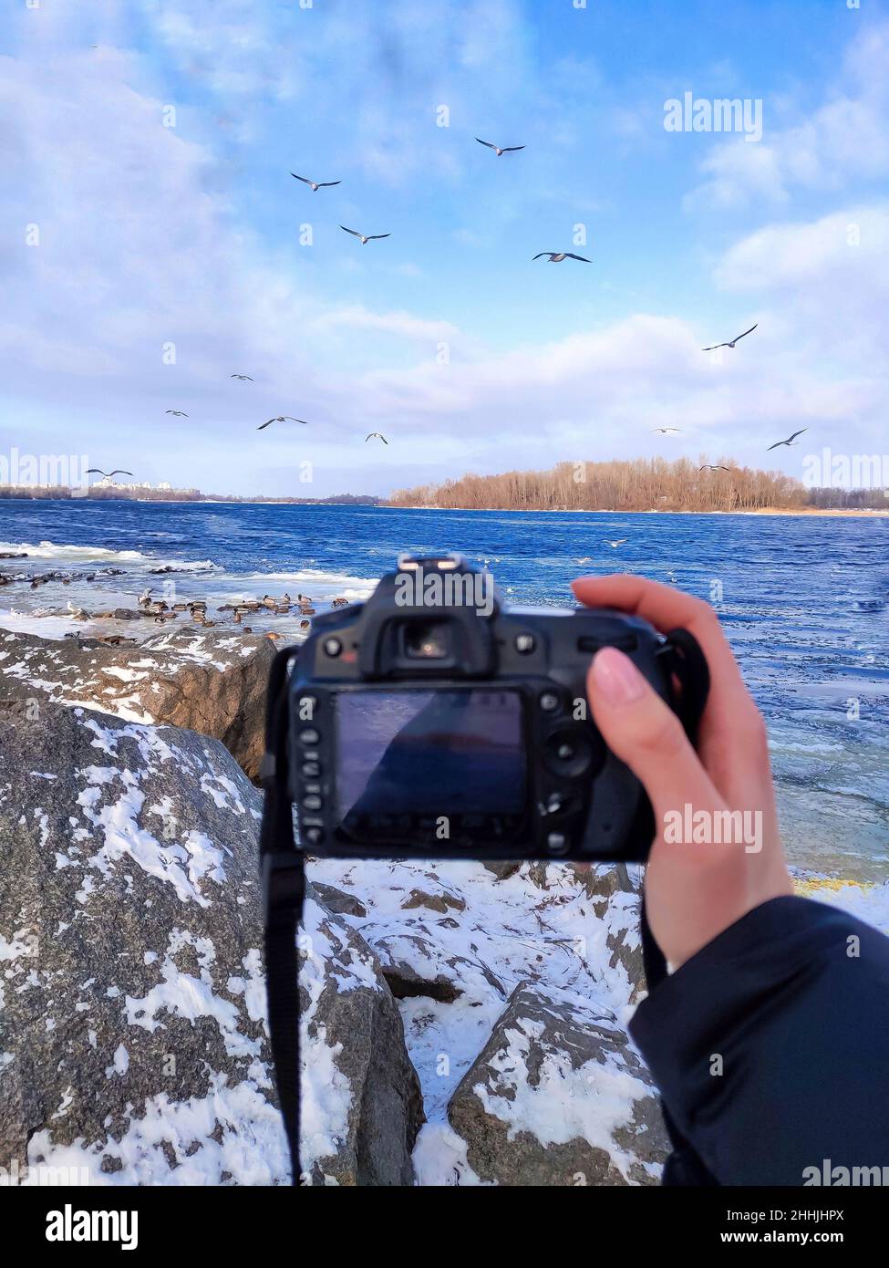 Lady shooting lesson hi-res stock photography and images - Alamy