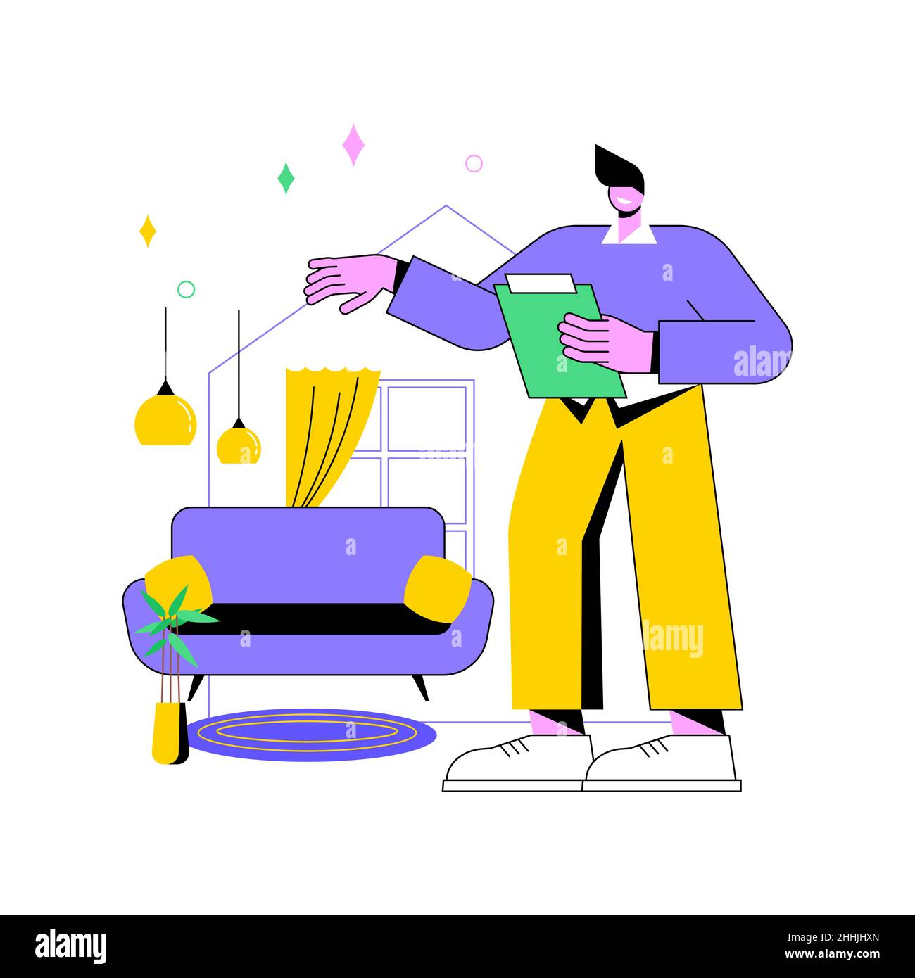 Home staging abstract concept vector illustration Stock Vector Image ...