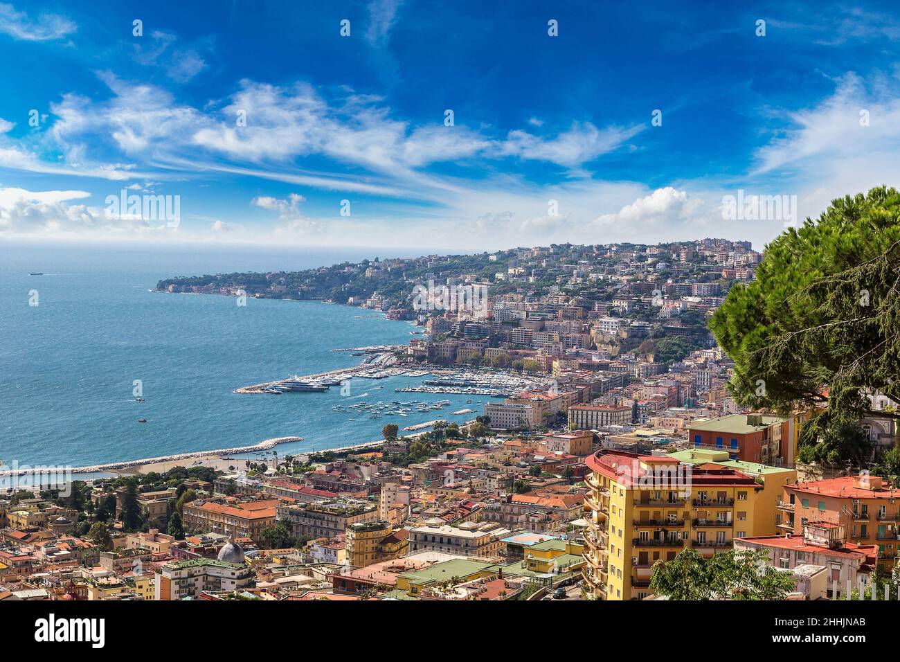 Naples in a summer day in Italy Stock Photo - Alamy