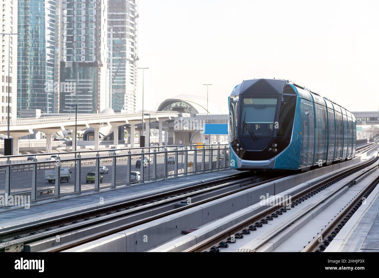 Tramway line dubai uae hi-res stock photography and images - Alamy