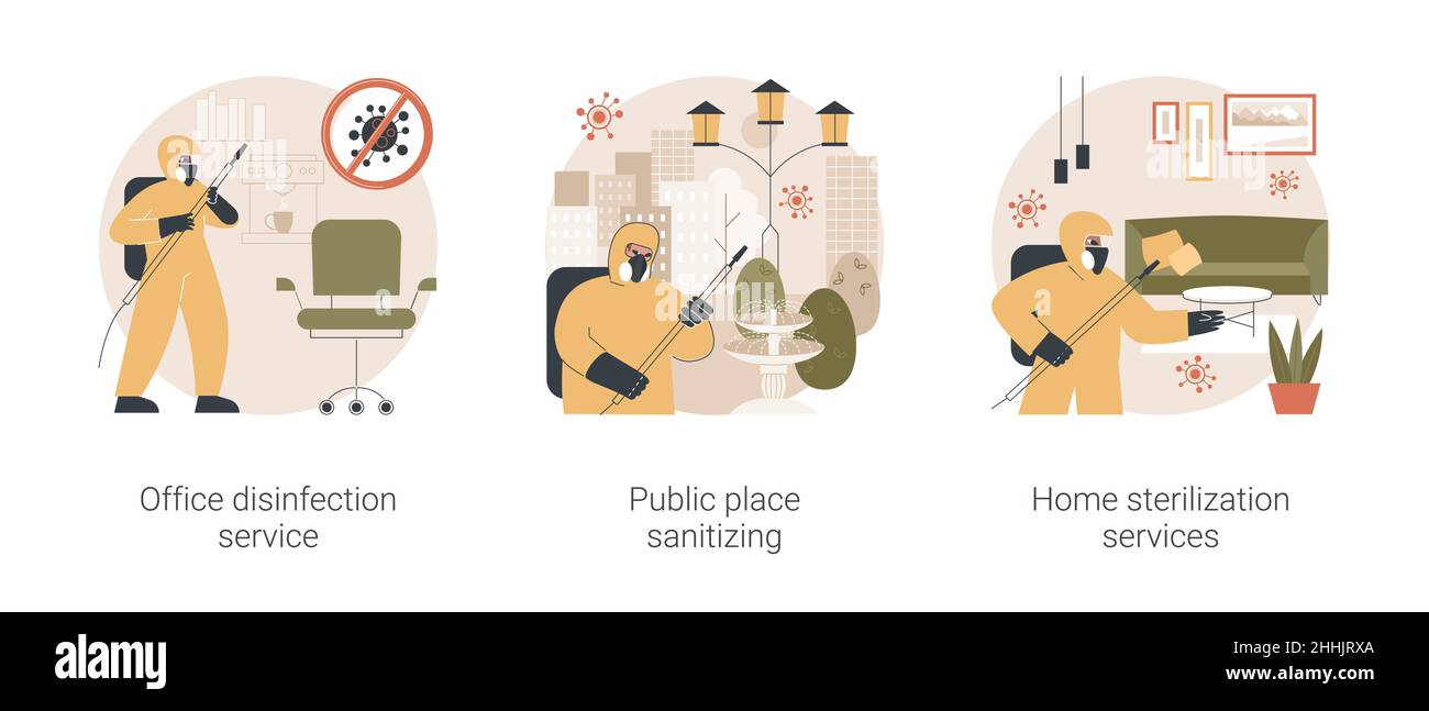 Virus protection abstract concept vector illustrations Stock Vector ...