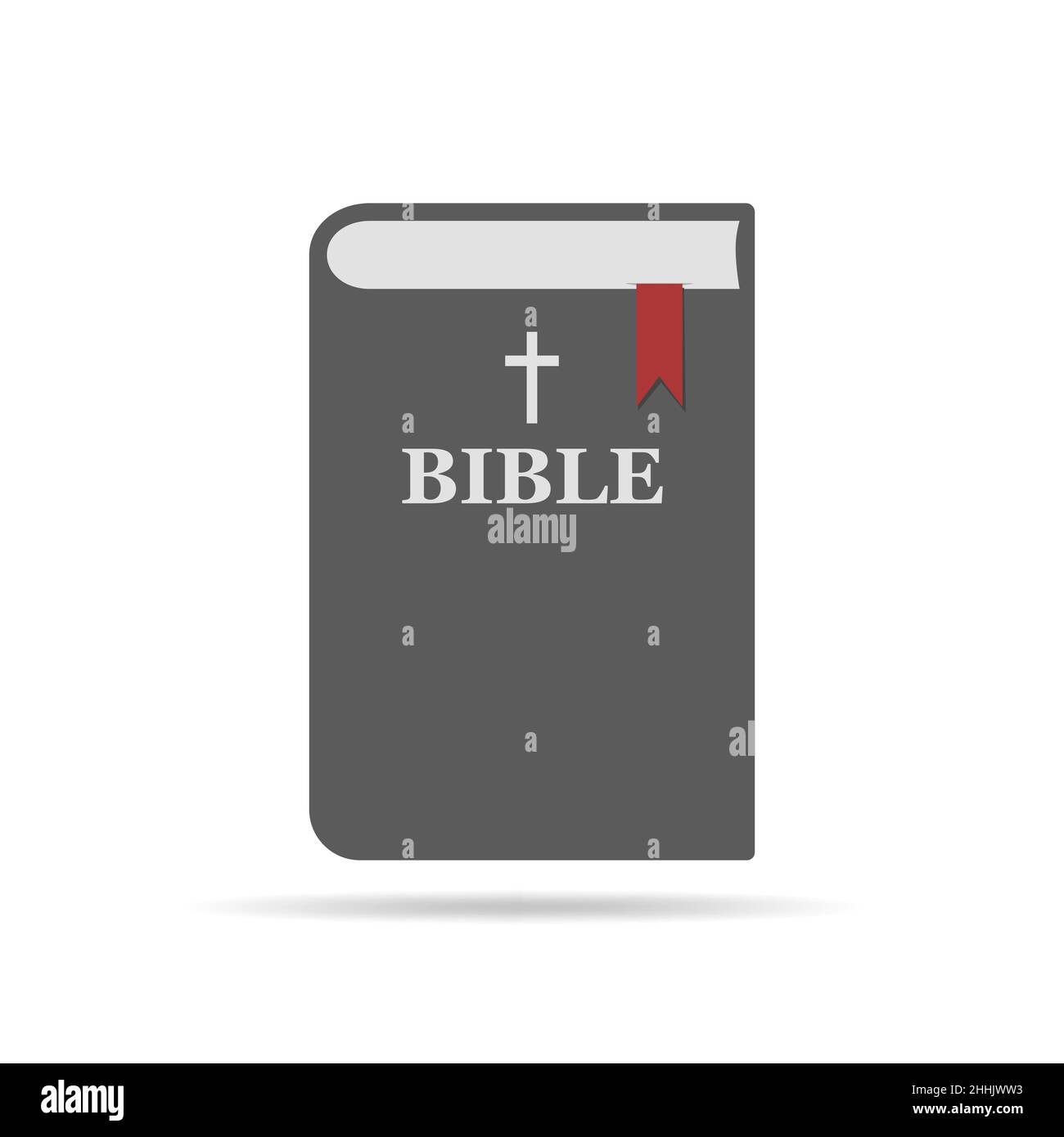 Bible design book icon flat hi-res stock photography and images - Alamy