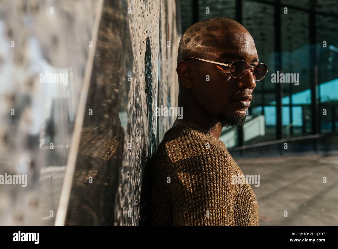Side view unemotional african hi-res stock photography and images - Alamy