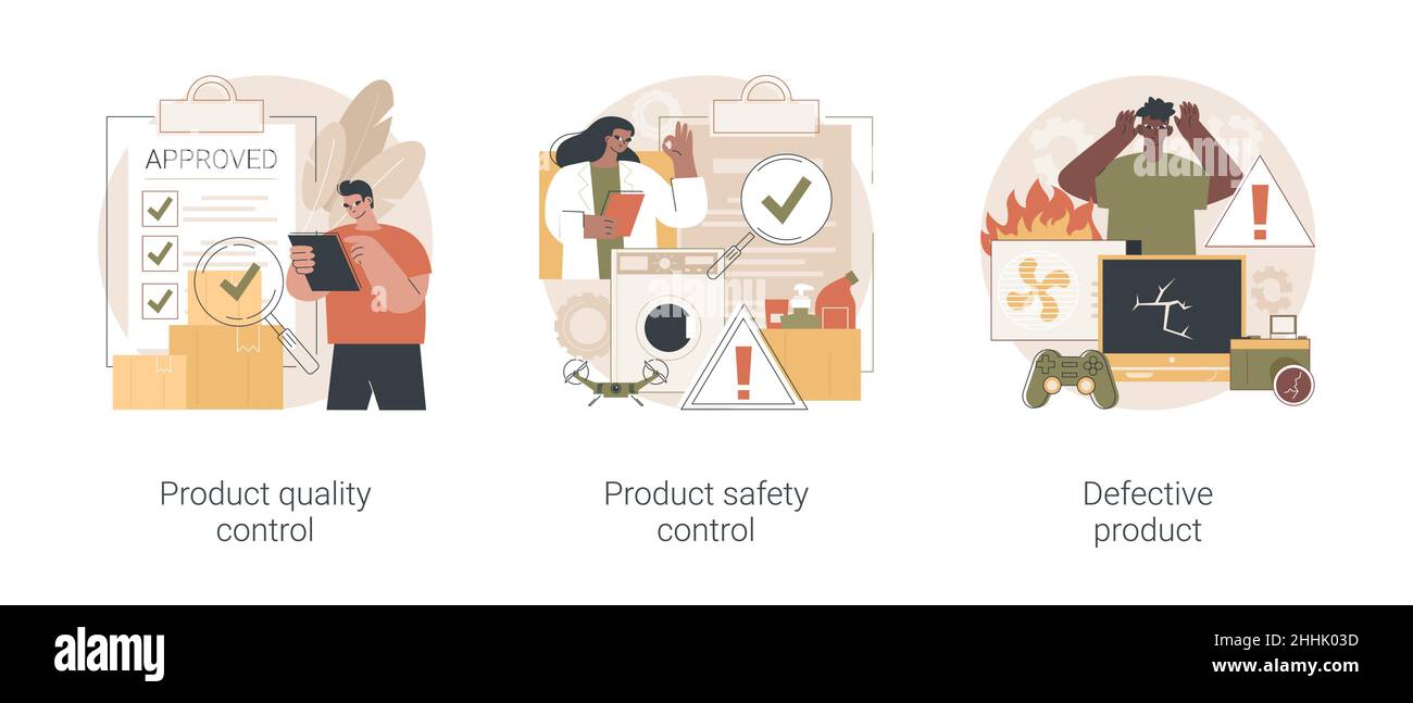 Product manufacturing abstract concept vector illustrations Stock ...