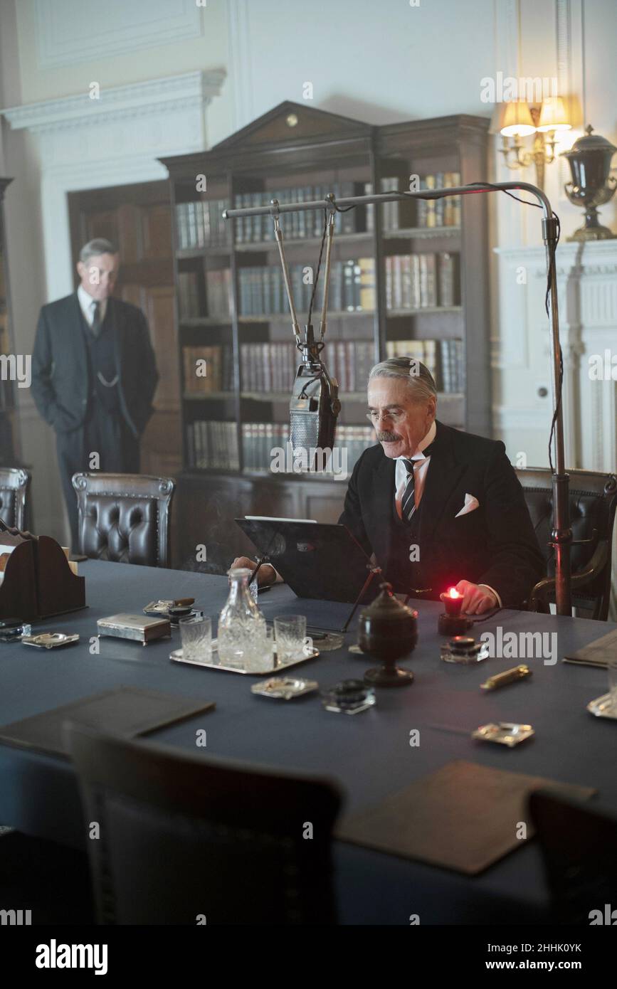 MUNICH: THE EDGE OF WAR, from left: Alex Jennings, Jeremy Irons as ...