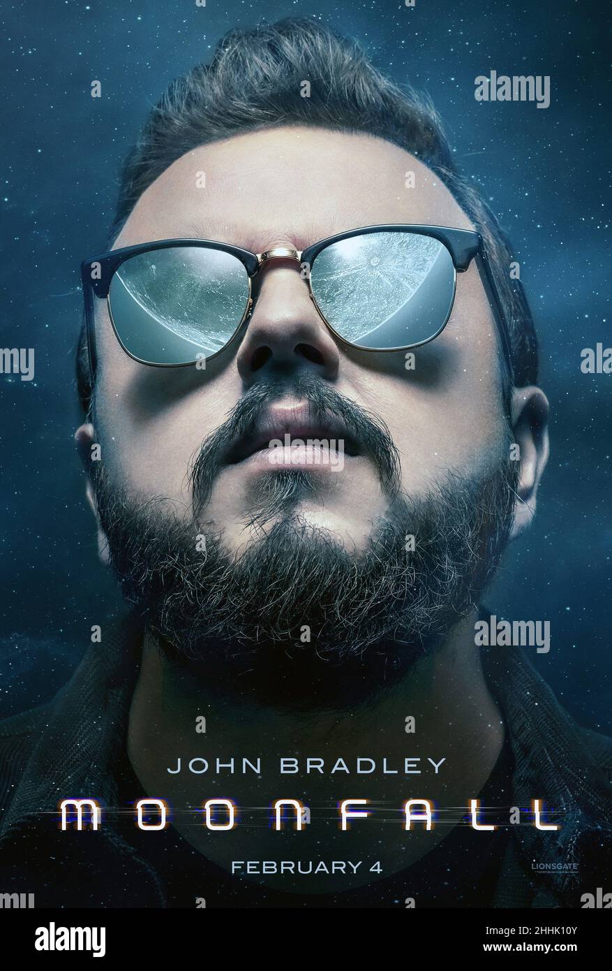 MOONFALL, character poster, John Bradley, 2022. © Lionsgate / Courtesy ...