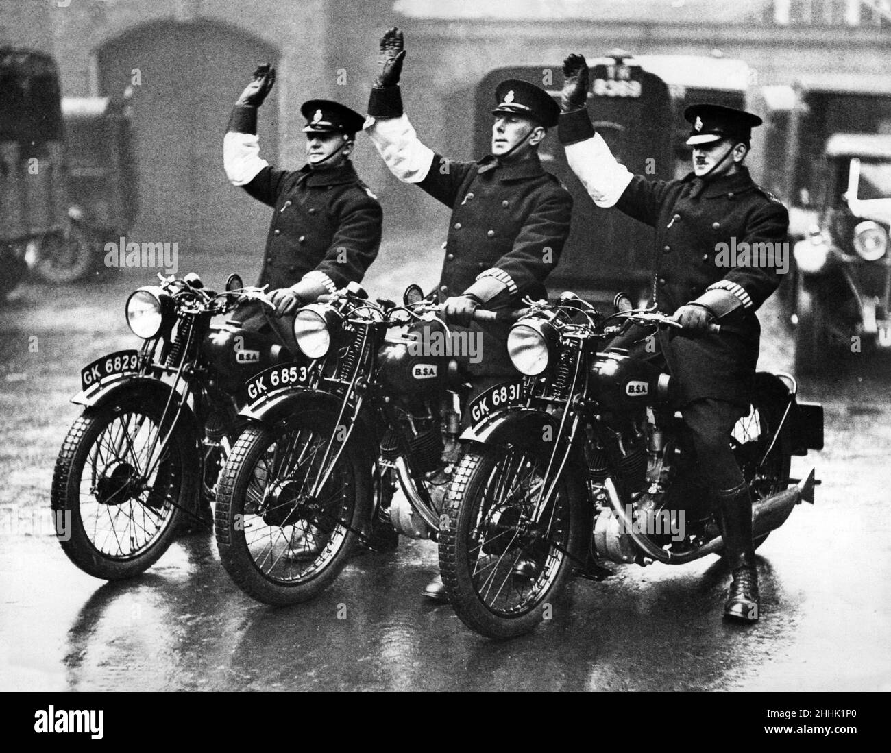 1930s police motorcycle hi-res stock photography and images - Alamy