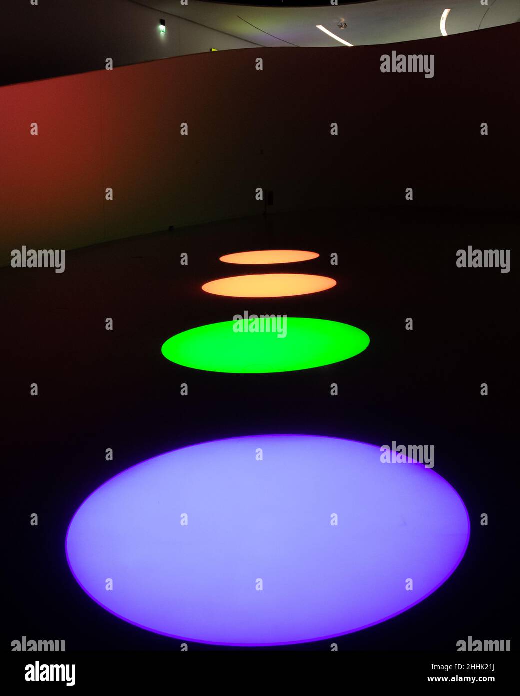 Maat Museum Light Show art Stock Photo - Alamy