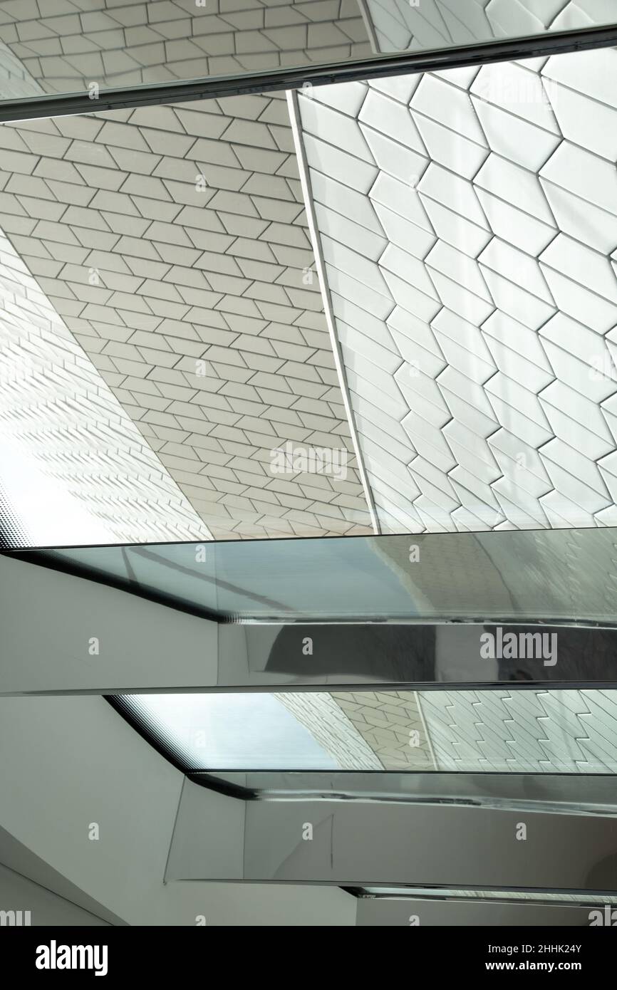 Photo inside Maat architectonic building in Lisbon Stock Photo - Alamy