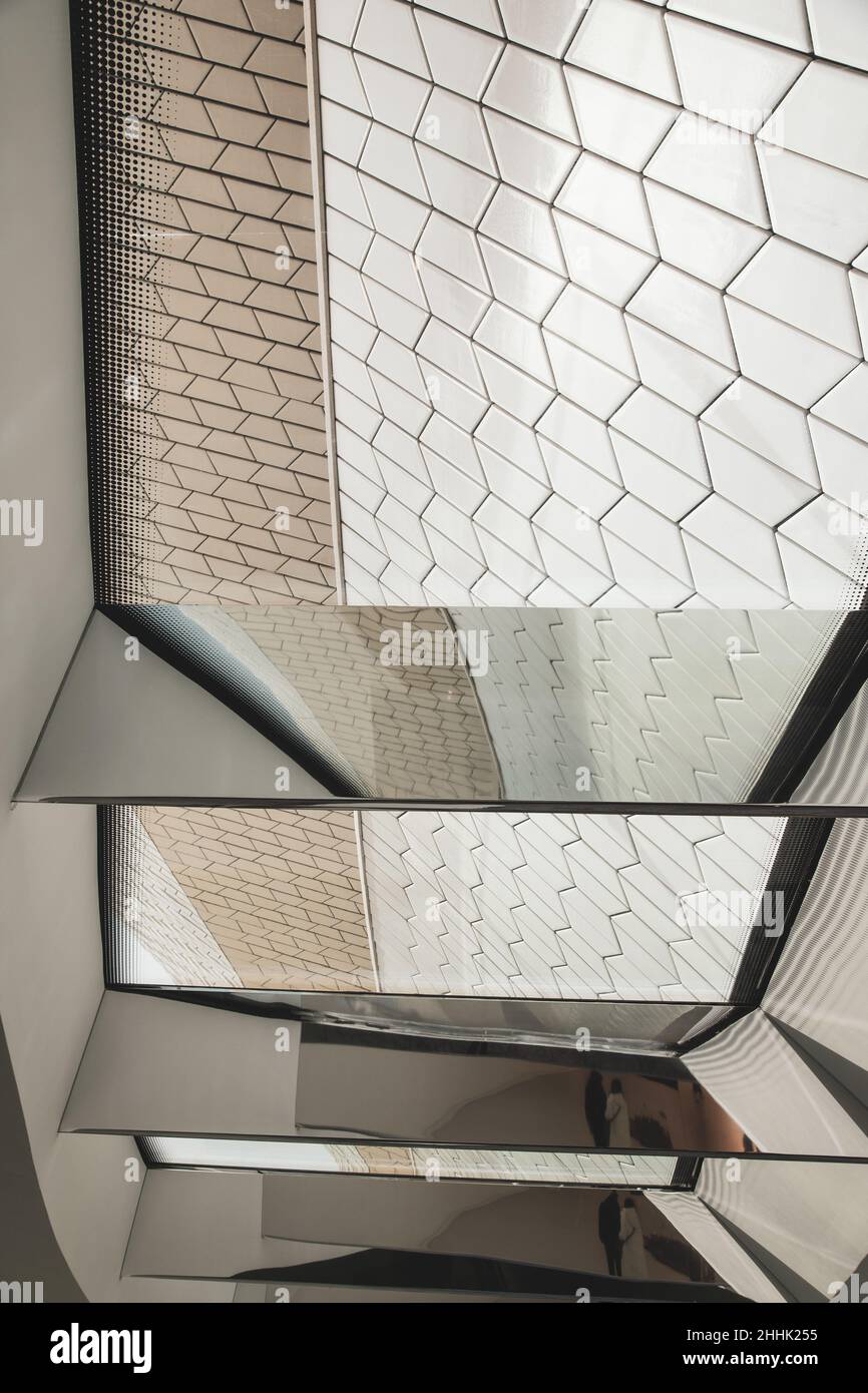 Photo inside Maat architectonic building in Lisbon Stock Photo - Alamy
