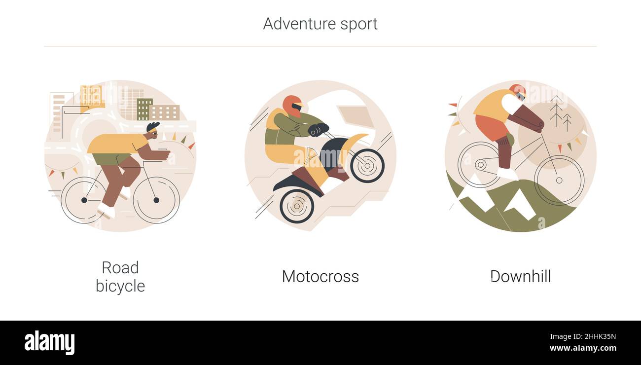 Adventure sport abstract concept vector illustrations Stock Vector ...