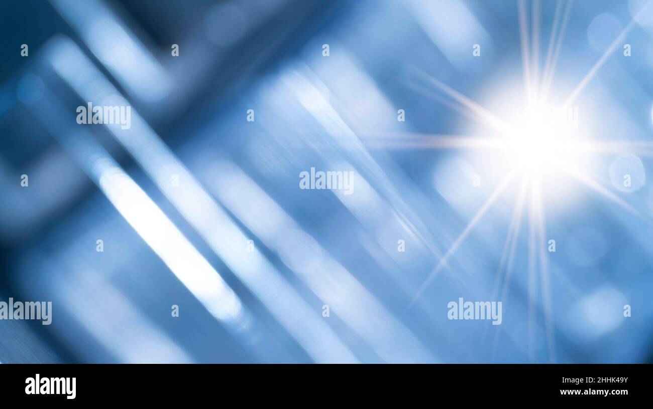 Abstract blue background of blurred lines and star burst Stock Photo ...