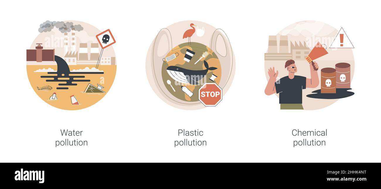 Environmental issue abstract concept vector illustrations Stock Vector ...