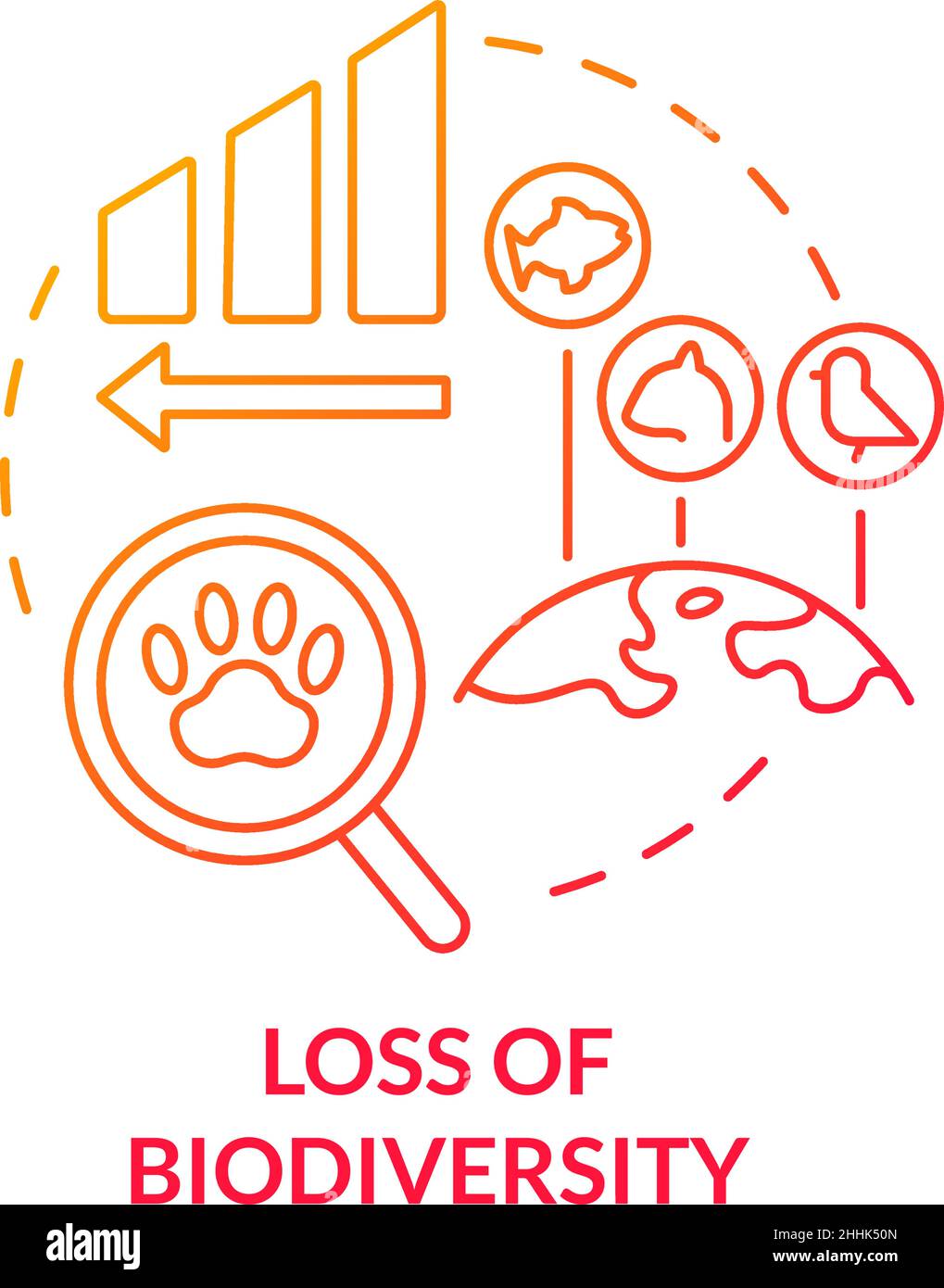 Biodiversity loss Stock Vector Images - Alamy