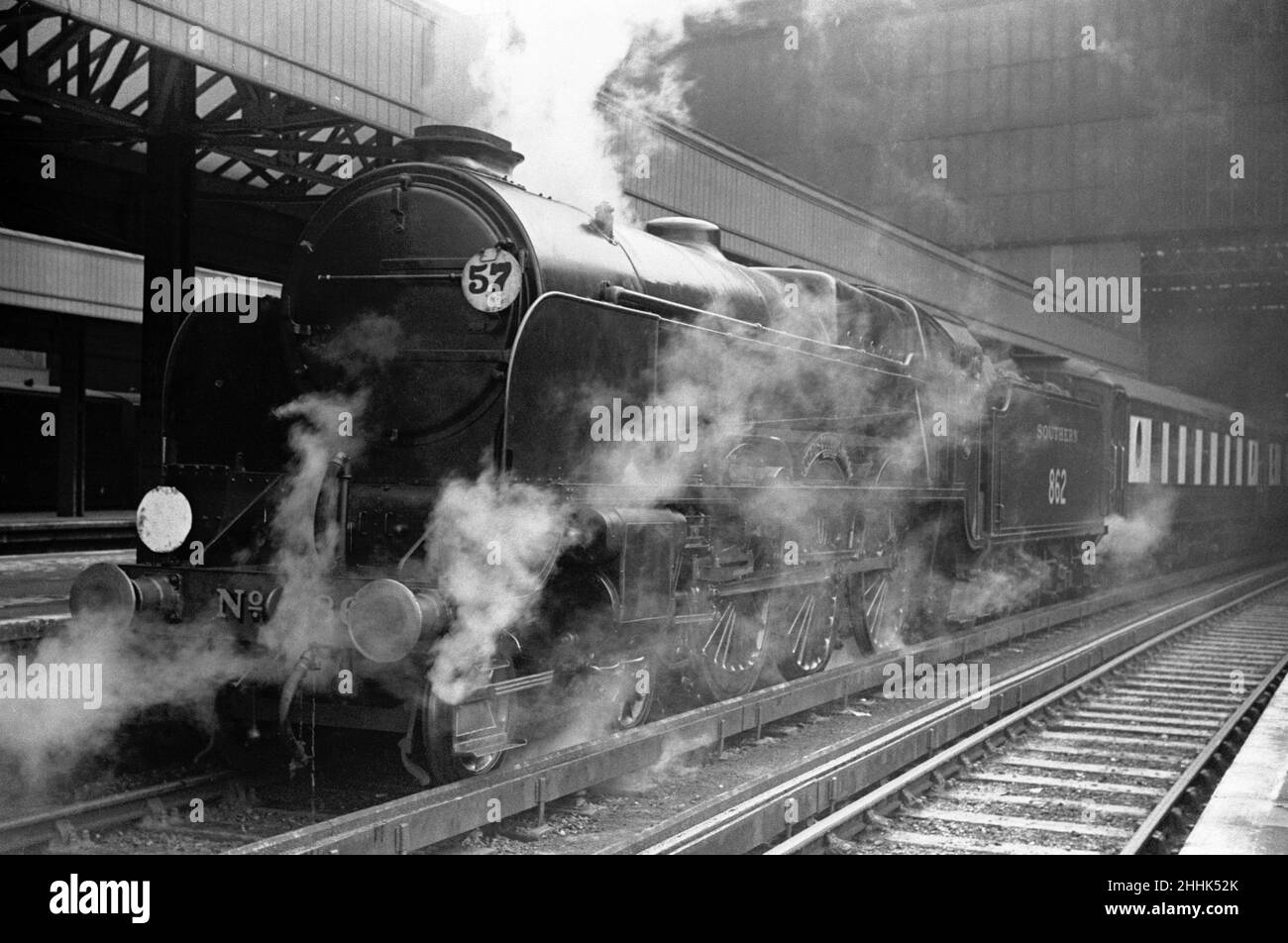 Steam Locomotive 862 Lord Collinswood (Lord Nelson Class) seen here at ...