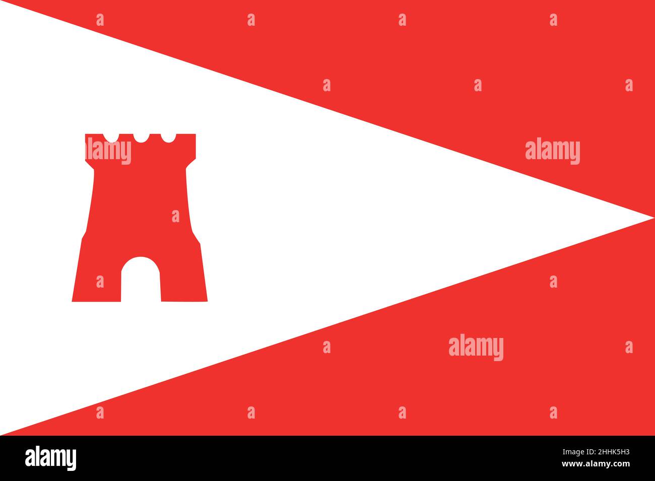 Top view of flag Etten-Leur, Netherlands. Dutch patriot and travel ...