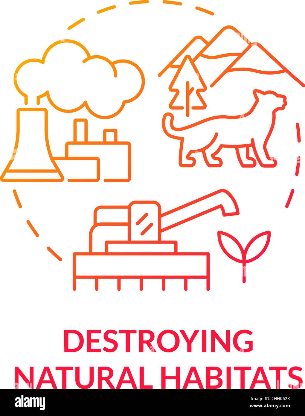 Displaced wildlife Stock Vector Images - Alamy