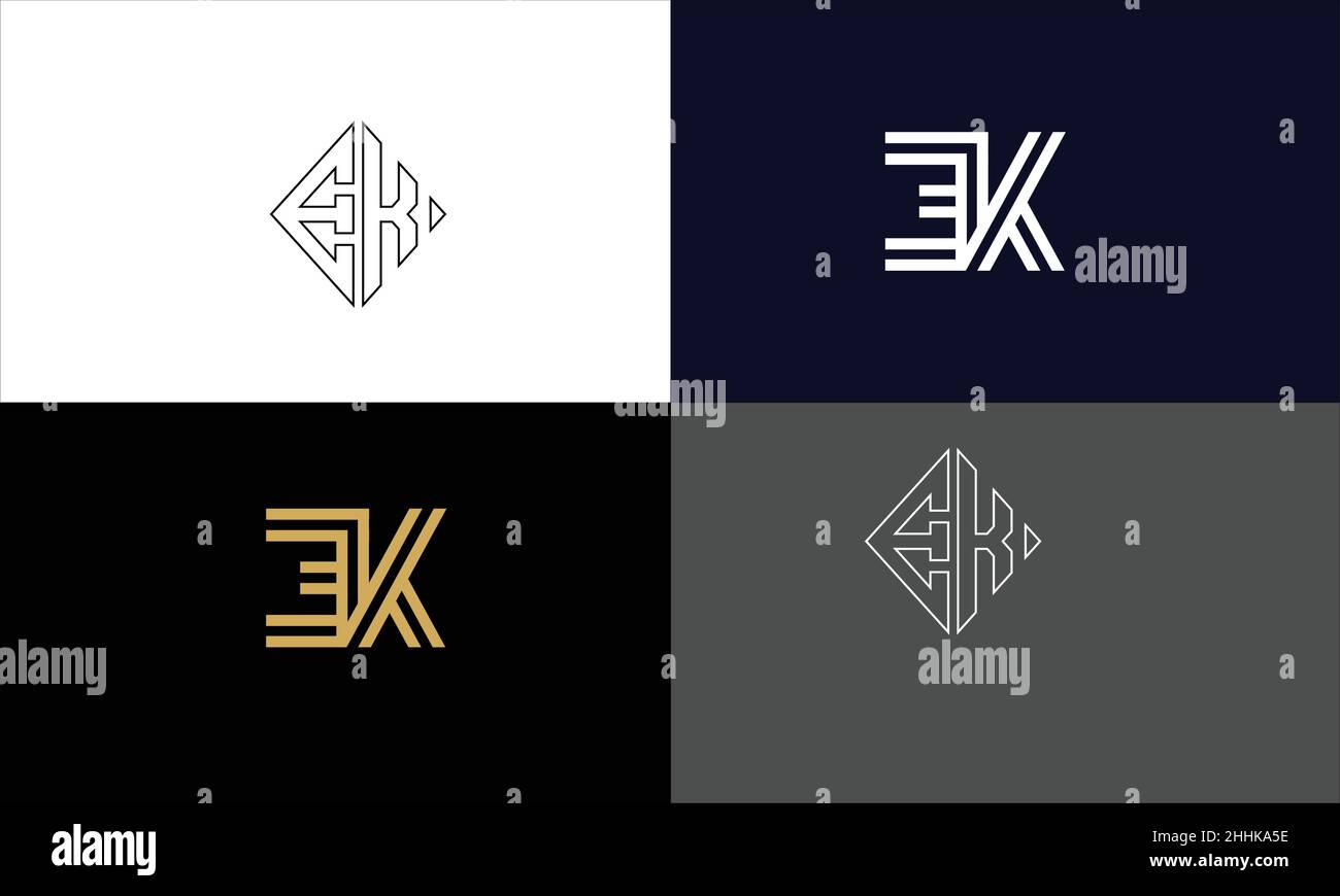 Ek tech logo Stock Vector Images - Alamy