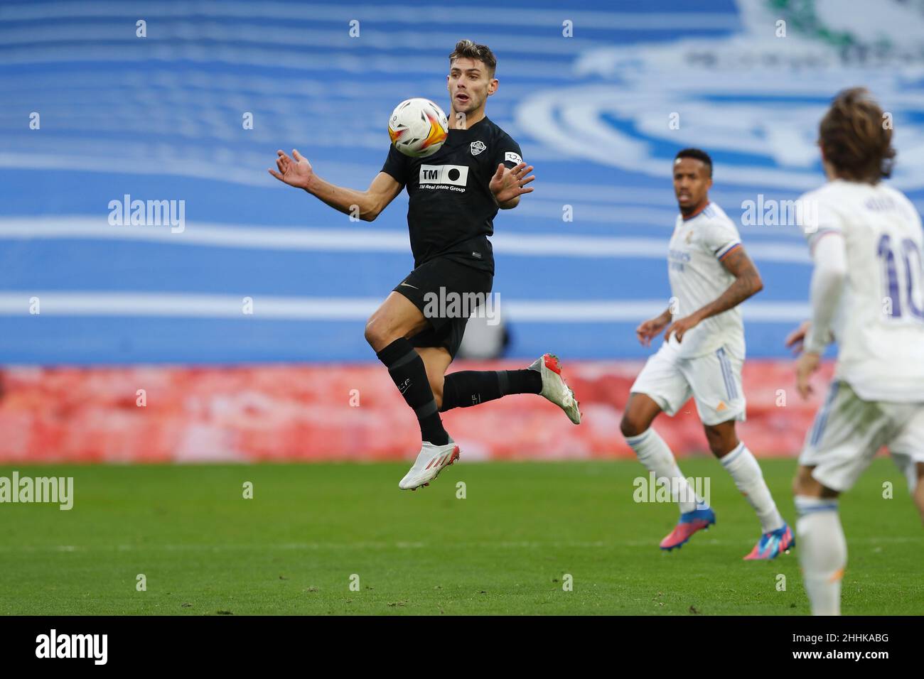 Madrid, Spain. 23rd Jan, 2022. Lucas Boye (Elche) Football/Soccer ...