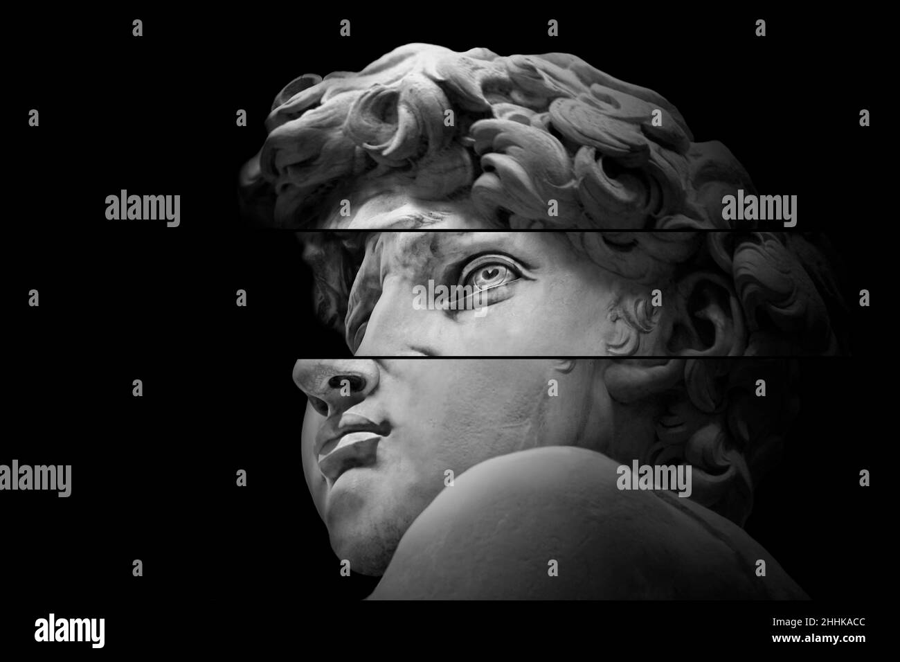 Sculpture david michelangelo Black and White Stock Photos & Images - Alamy