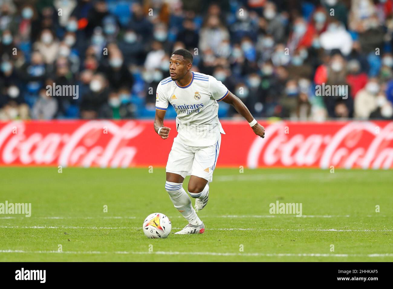 Madrid, Spain. 23rd Jan, 2022. David Alaba (Real) Football/Soccer ...