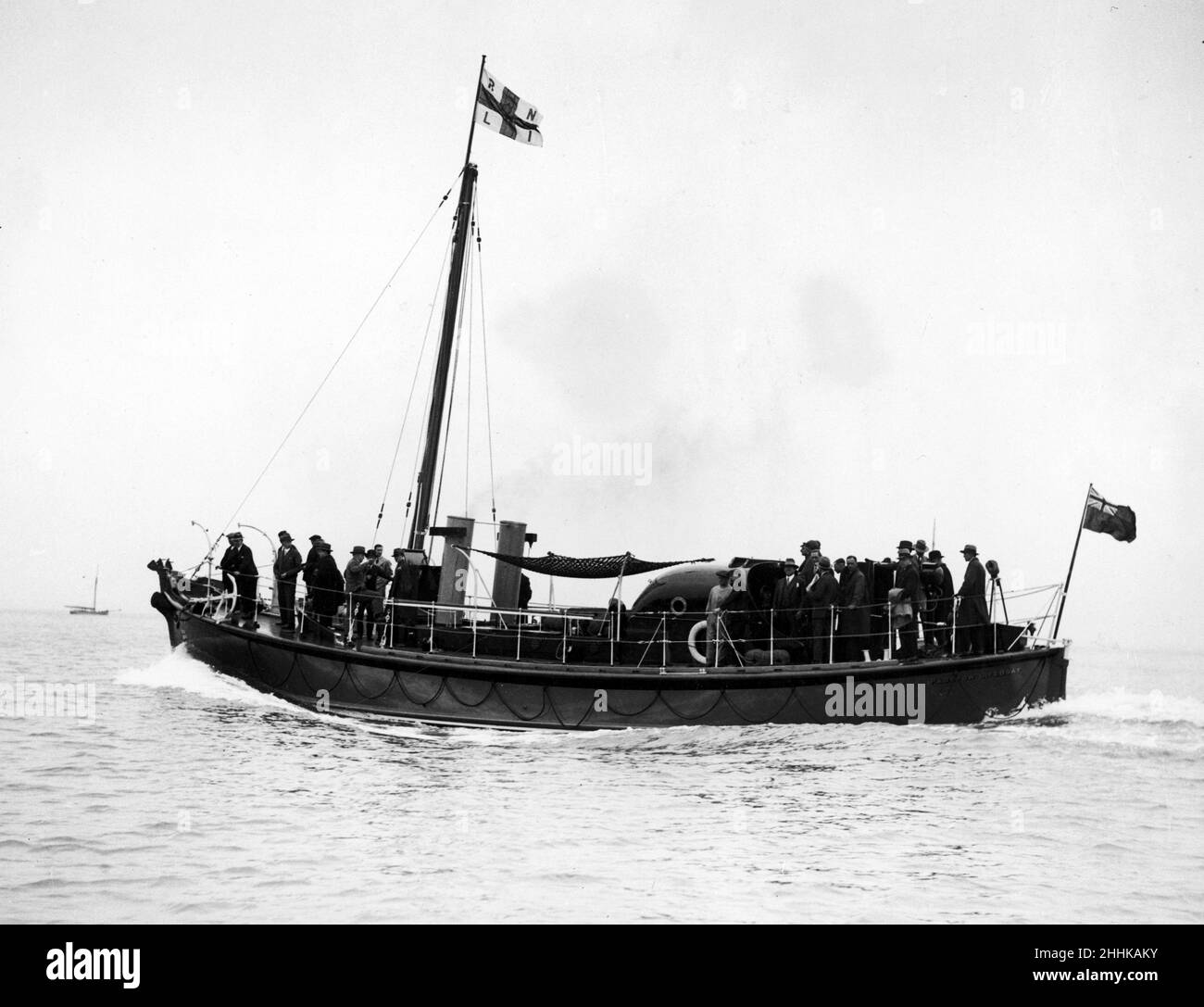 The largest lifeboat in the world The Princess Mary cruising after her ...