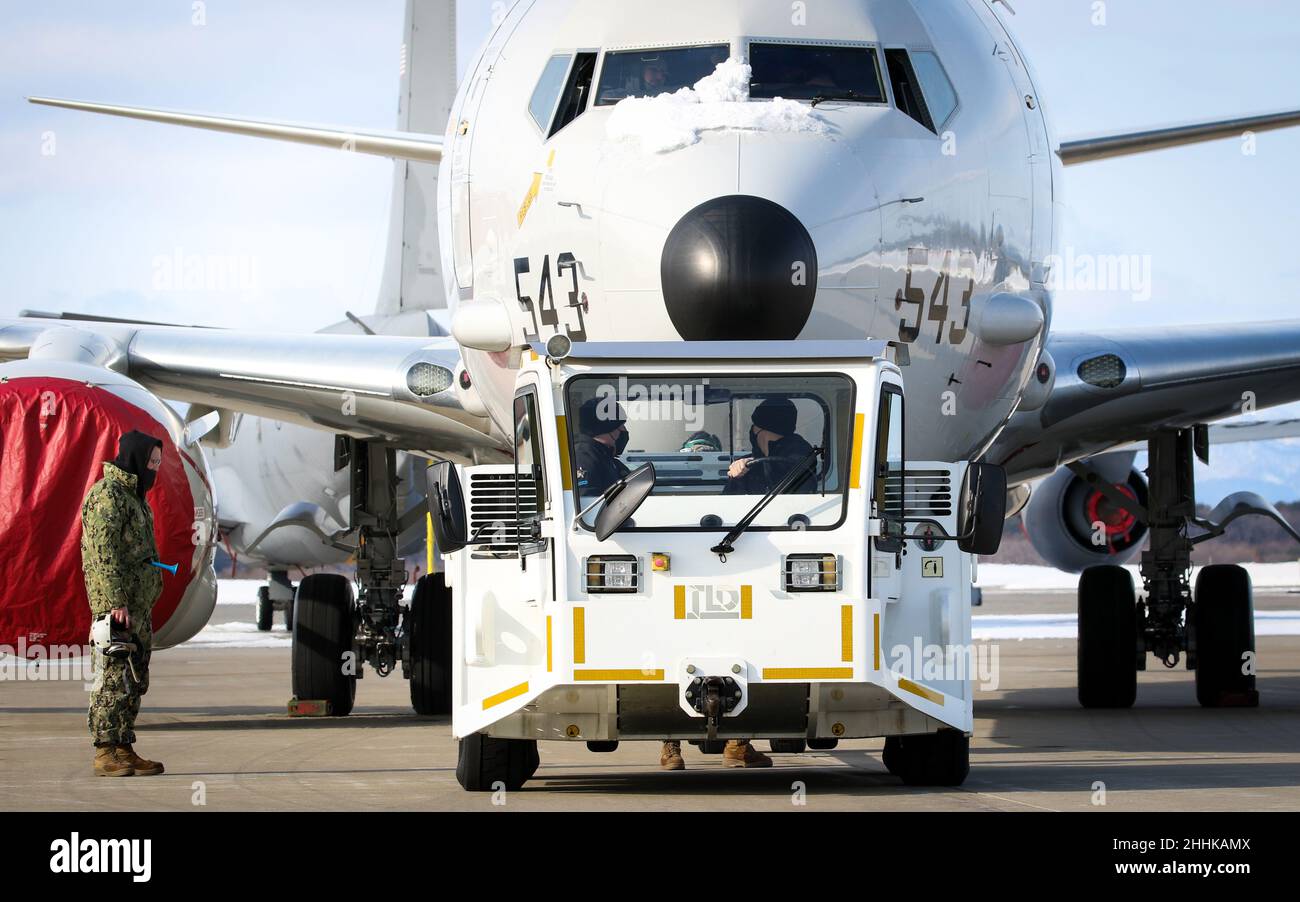 MISAWA, Japan (Jan. 23, 2021) – Sailors assigned to the “Golden ...