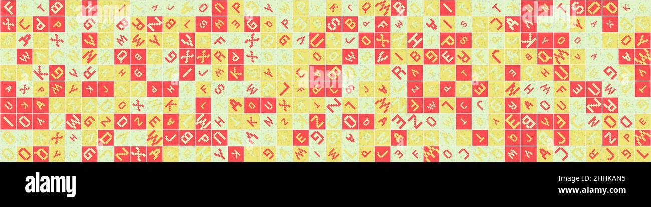 Abstract Geometrical generative computational art illustration Stock ...