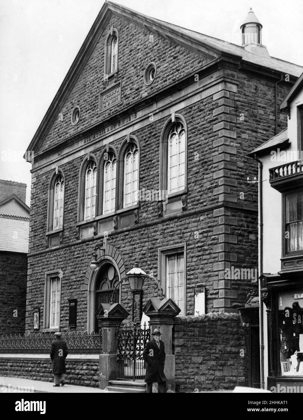 Rhondda valley in wales in Black and White Stock Photos & Images - Alamy