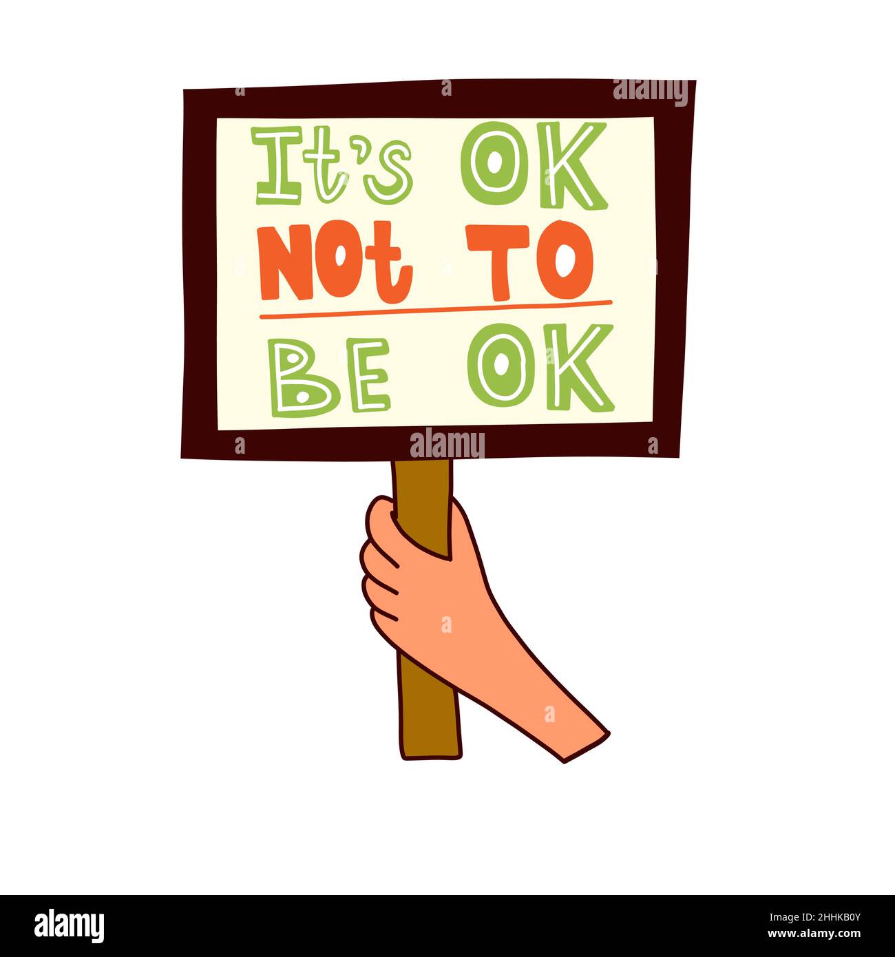 Mental health banner hi-res stock photography and images - Alamy