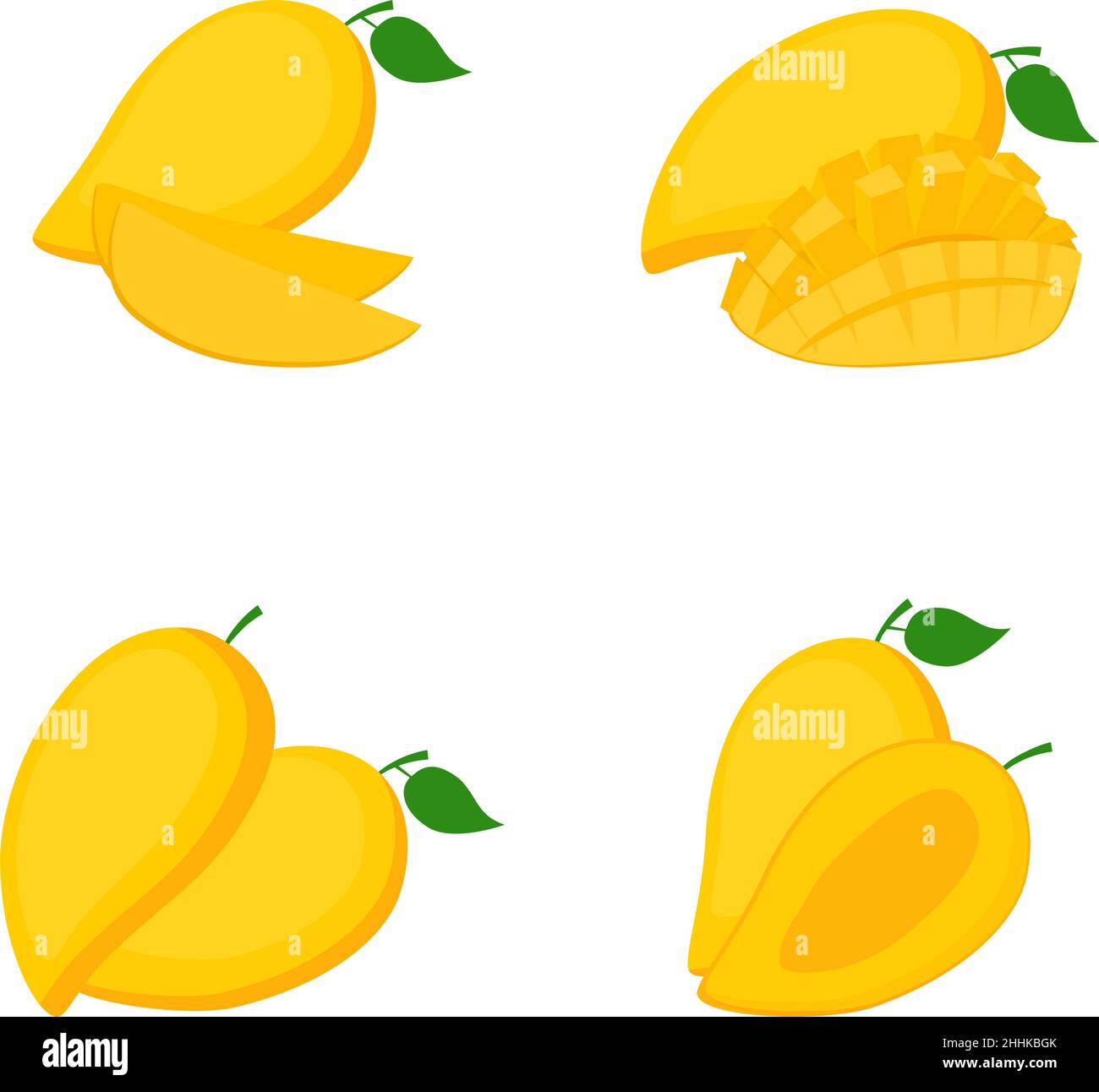 Summer season fruit mango Stock Vector Images - Alamy