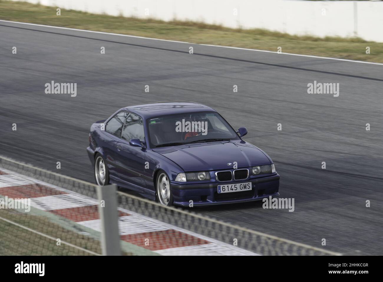 Modified and tuned BMW E34 for drifting on the track in Spain Stock ...