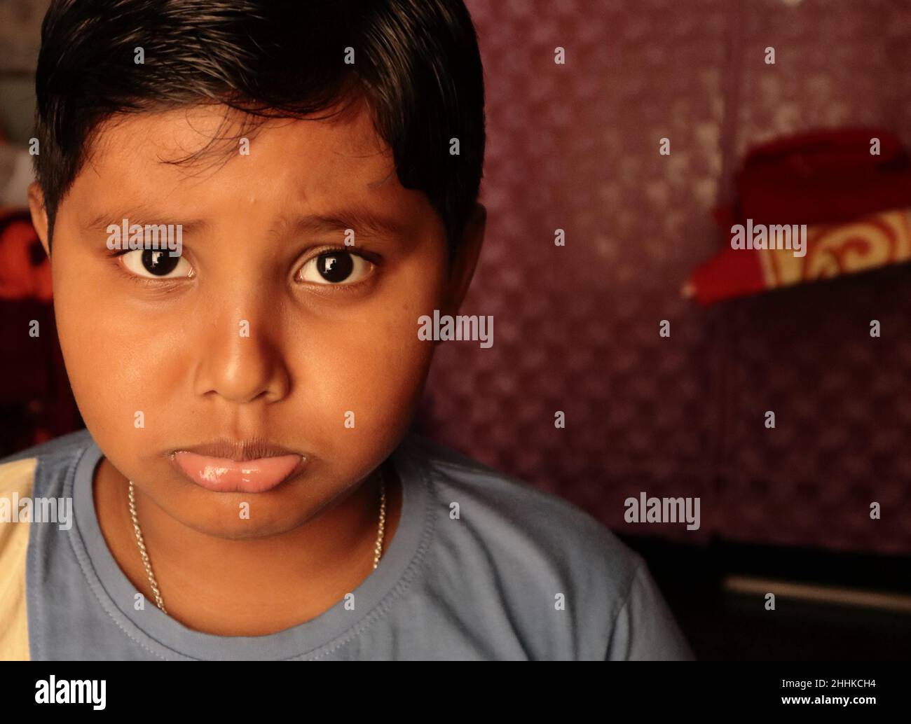 Expression of sad and crying face by the kid Stock Photo - Alamy