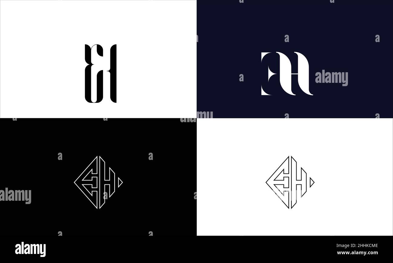 Eh monogram hi-res stock photography and images - Alamy