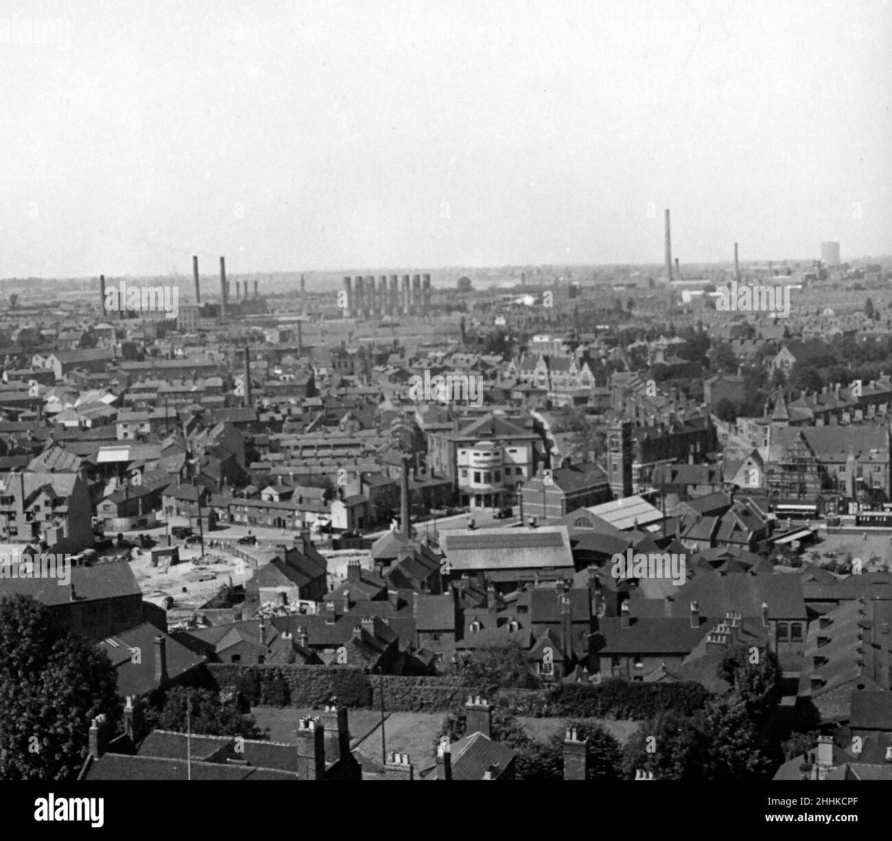 A view of Coventry City centre, which shows Trinity Street under ...