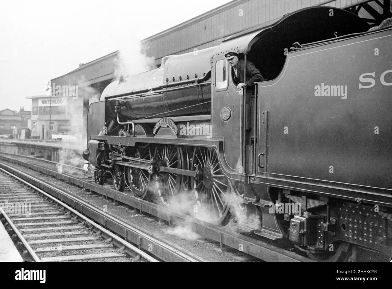 Steam Locomotive 862 Lord Collinswood (Lord Nelson Class) seen here at ...