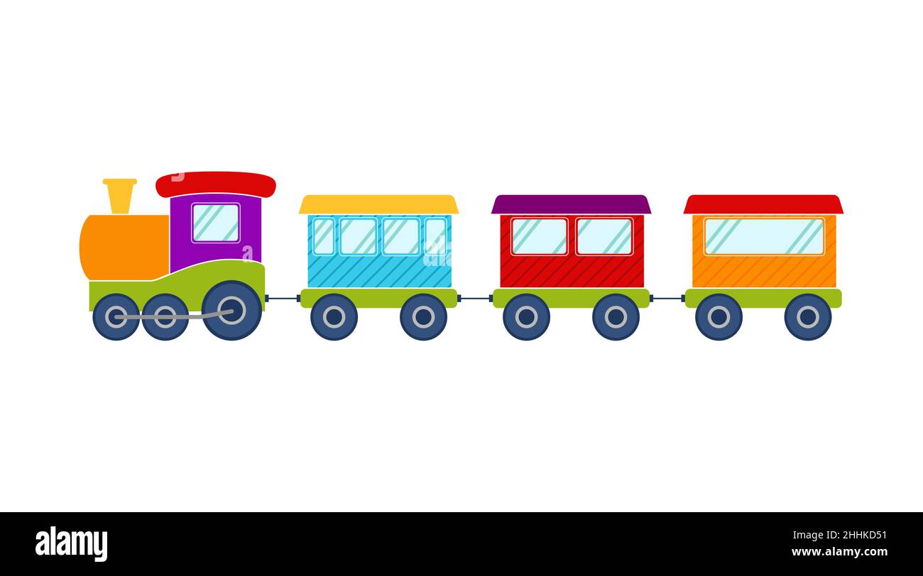 Toy Trains Clipart