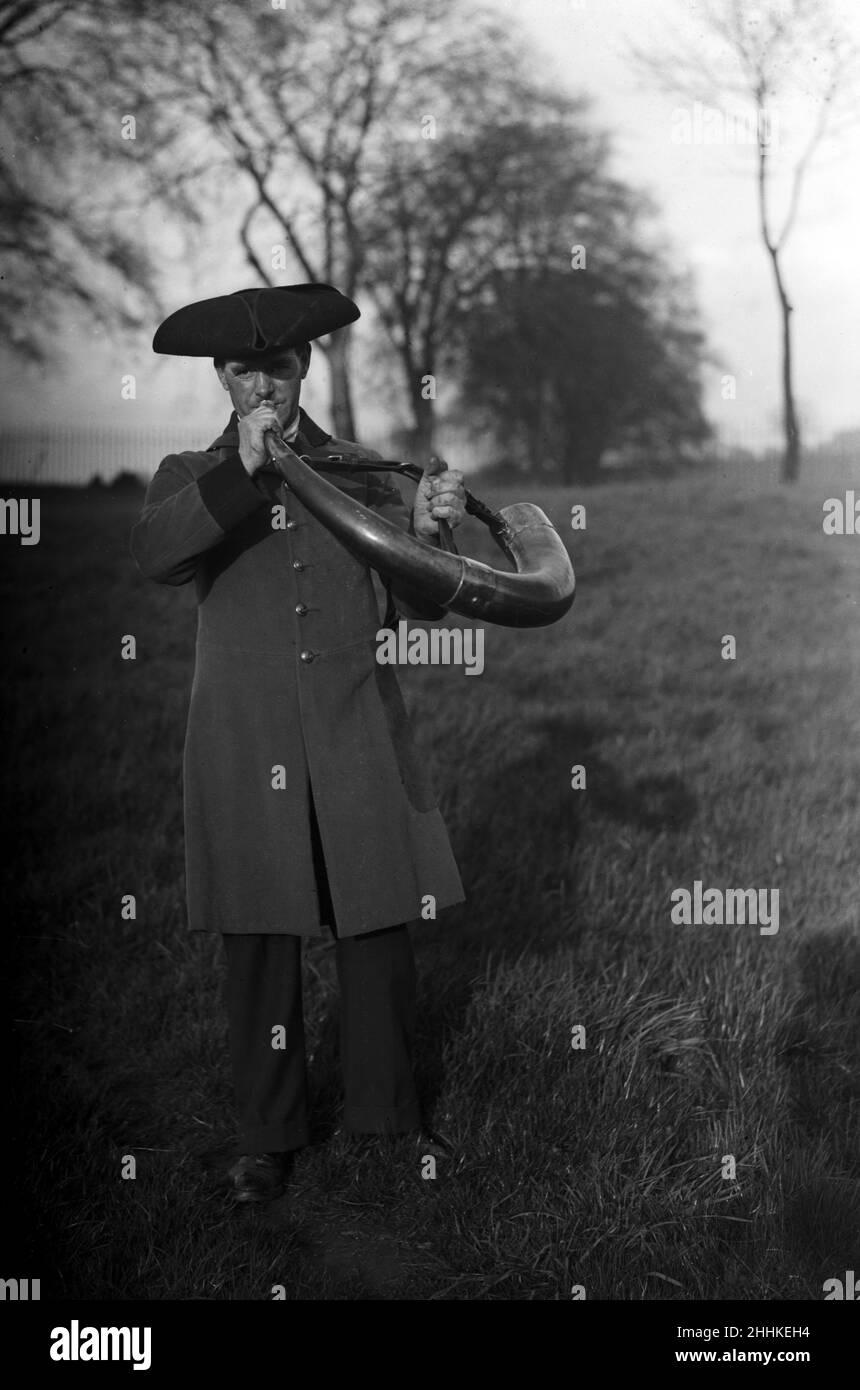 The Hornblower at Ripon, North Yorkshire. 1932 Stock Photo - Alamy