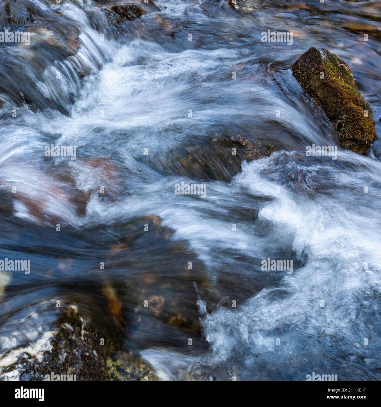Close-up of water in Big Wood River Stock Photo - Alamy