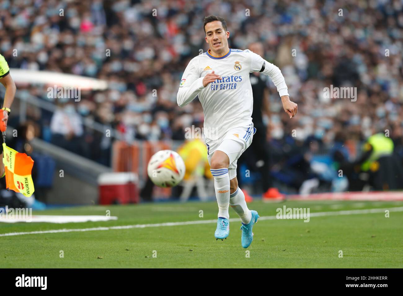 Madrid, Spain. 23rd Jan, 2022. Lucas Vazquez (Real) Football/Soccer ...