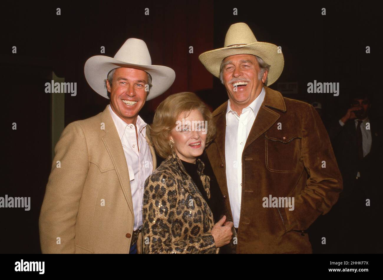 Steve Kanaly, Donna Reed and Howard Keel Circa 1980's . Credit: Ralph ...