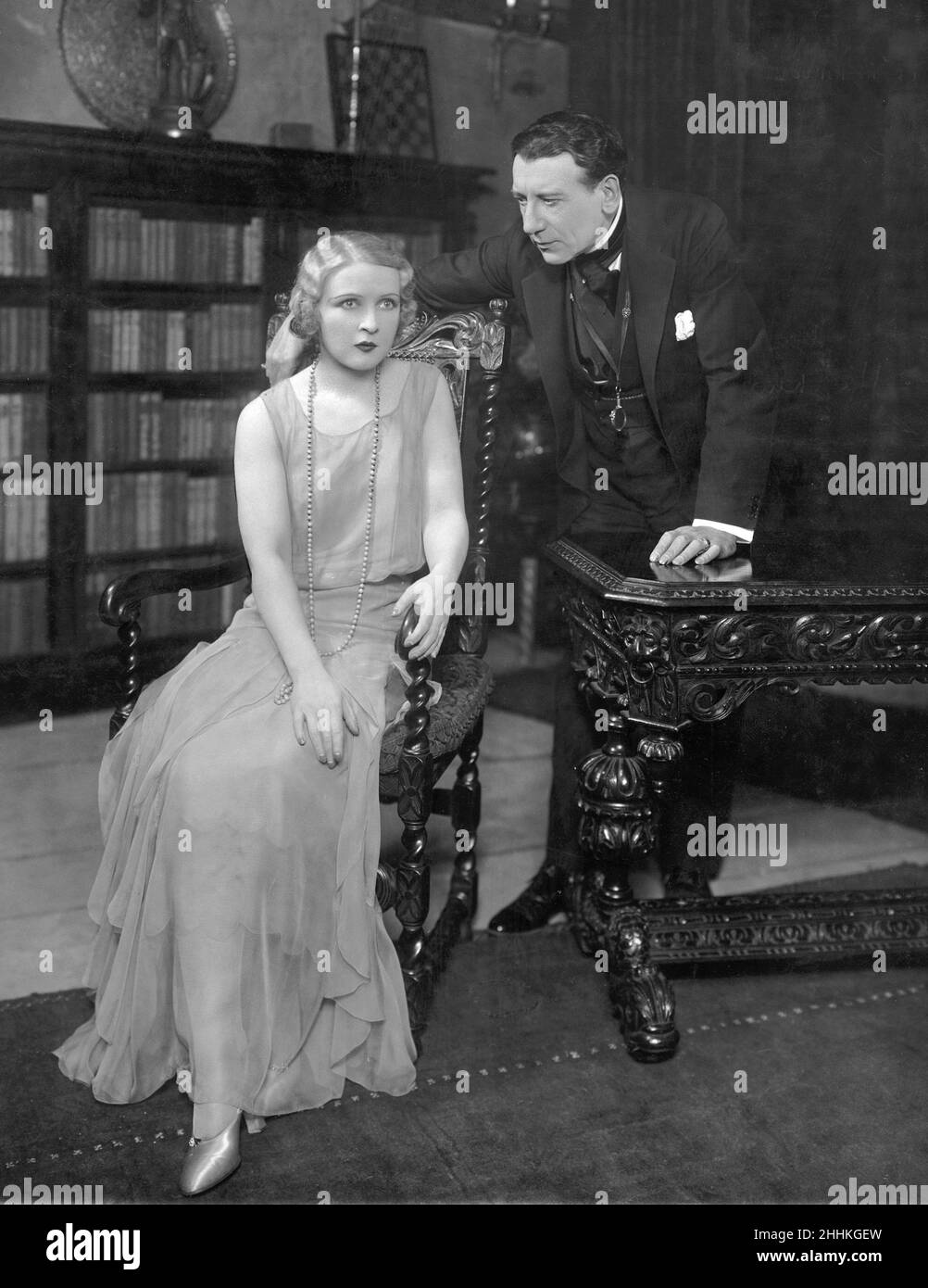 Scene from the play The Limping Man, the new thriller performed at the ...