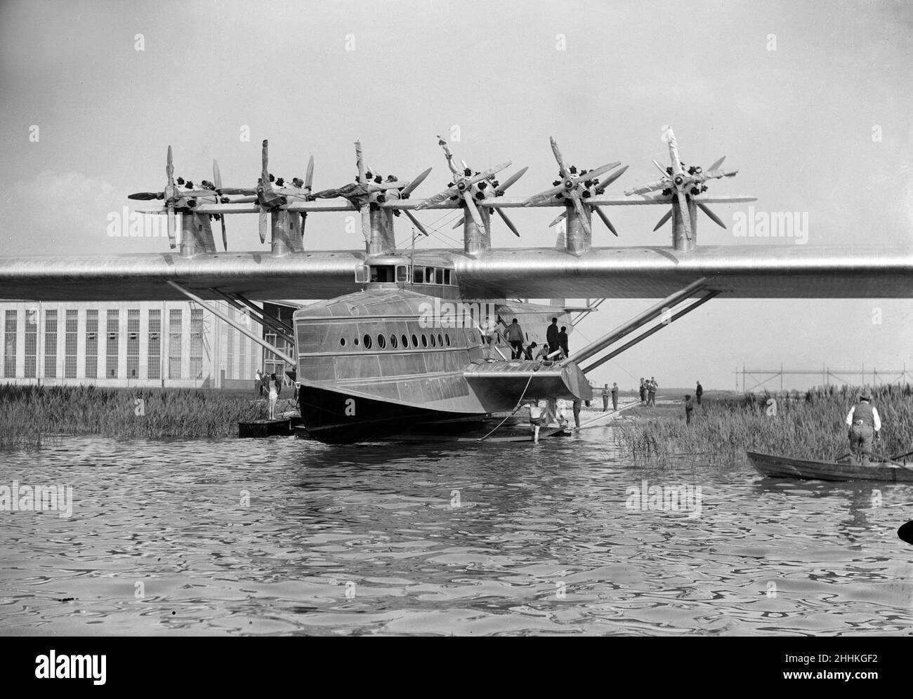 The Dornier Do X, the largest, heaviest and most powerful flying boat ...