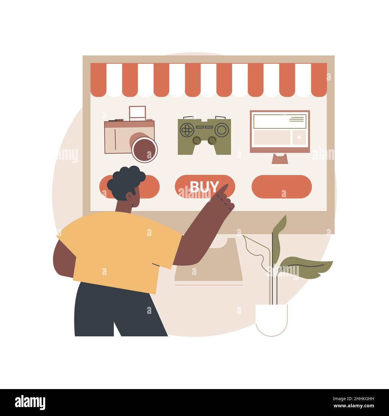 Second hand electronics shop Stock Vector Images - Alamy