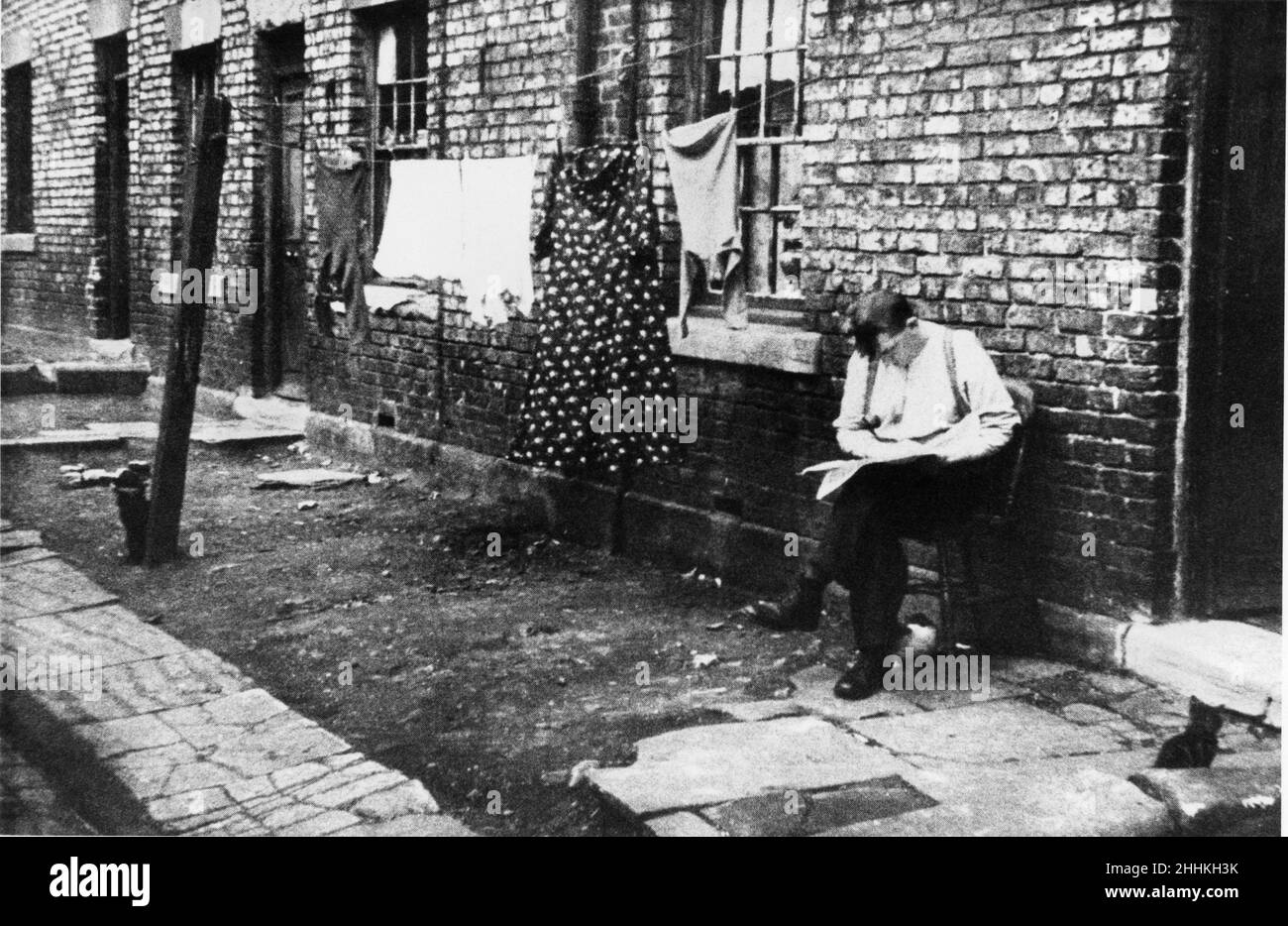 Keeping up standards in Jarrow.Circa 1936 Stock Photo - Alamy