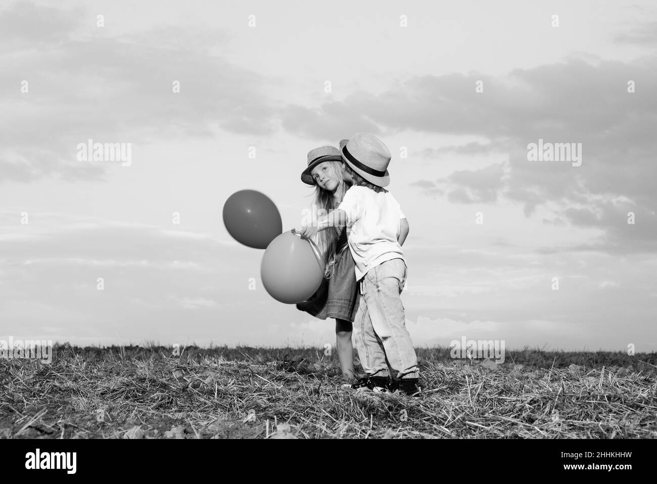 Kids in heaven Black and White Stock Photos & Images - Alamy