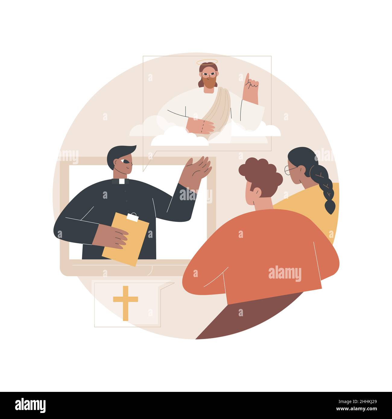 Fathers of the church Stock Vector Images - Alamy
